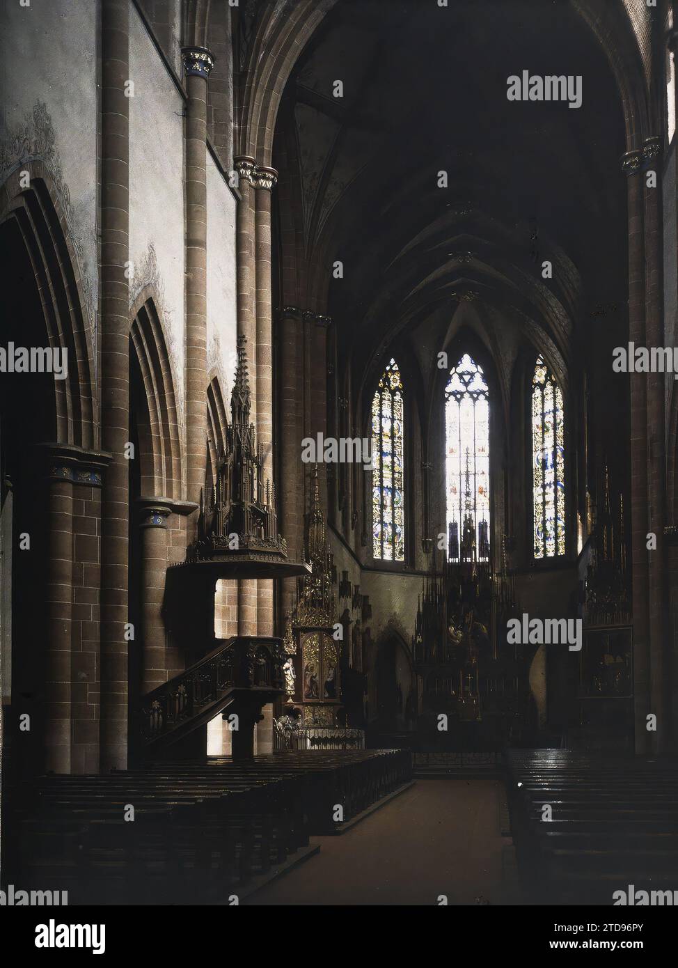 Colmar, Haut-Rhin, Alsace, France, Religion, Housing, Architecture, Art ...