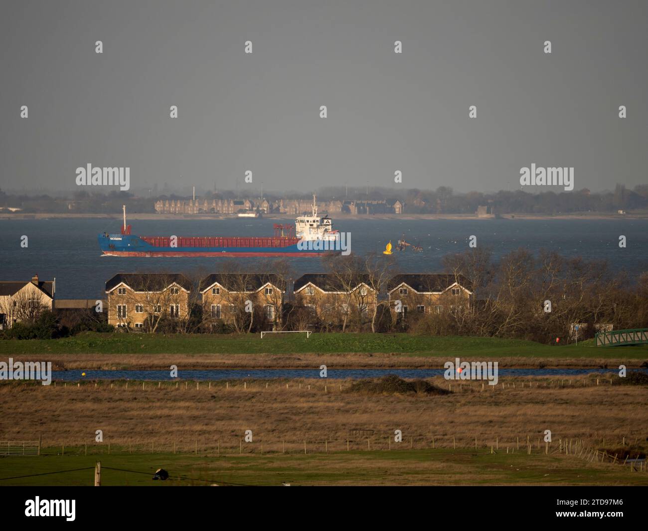 Sheerness, Kent, UK. 17th Dec, 2023. A view of properties that could be ...