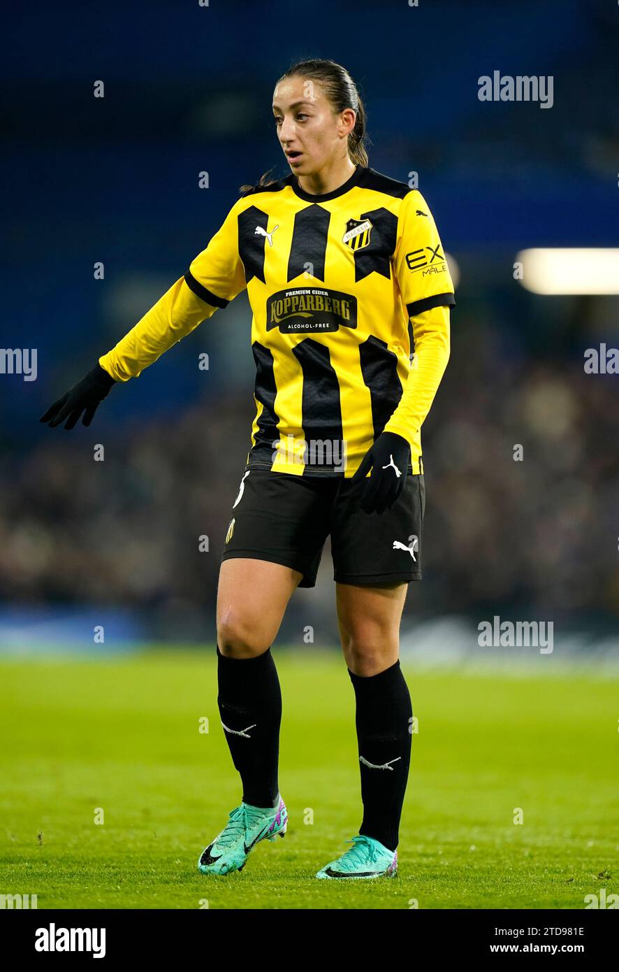 Haken's Rosa Kafaji during the UEFA Women's Champions League Group D ...