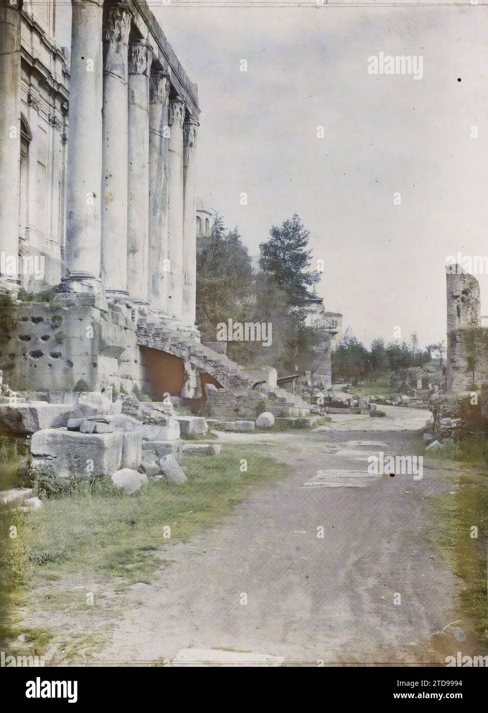 Rome, Italy The Via Sacra, Habitat, Architecture, Art, Temple ...