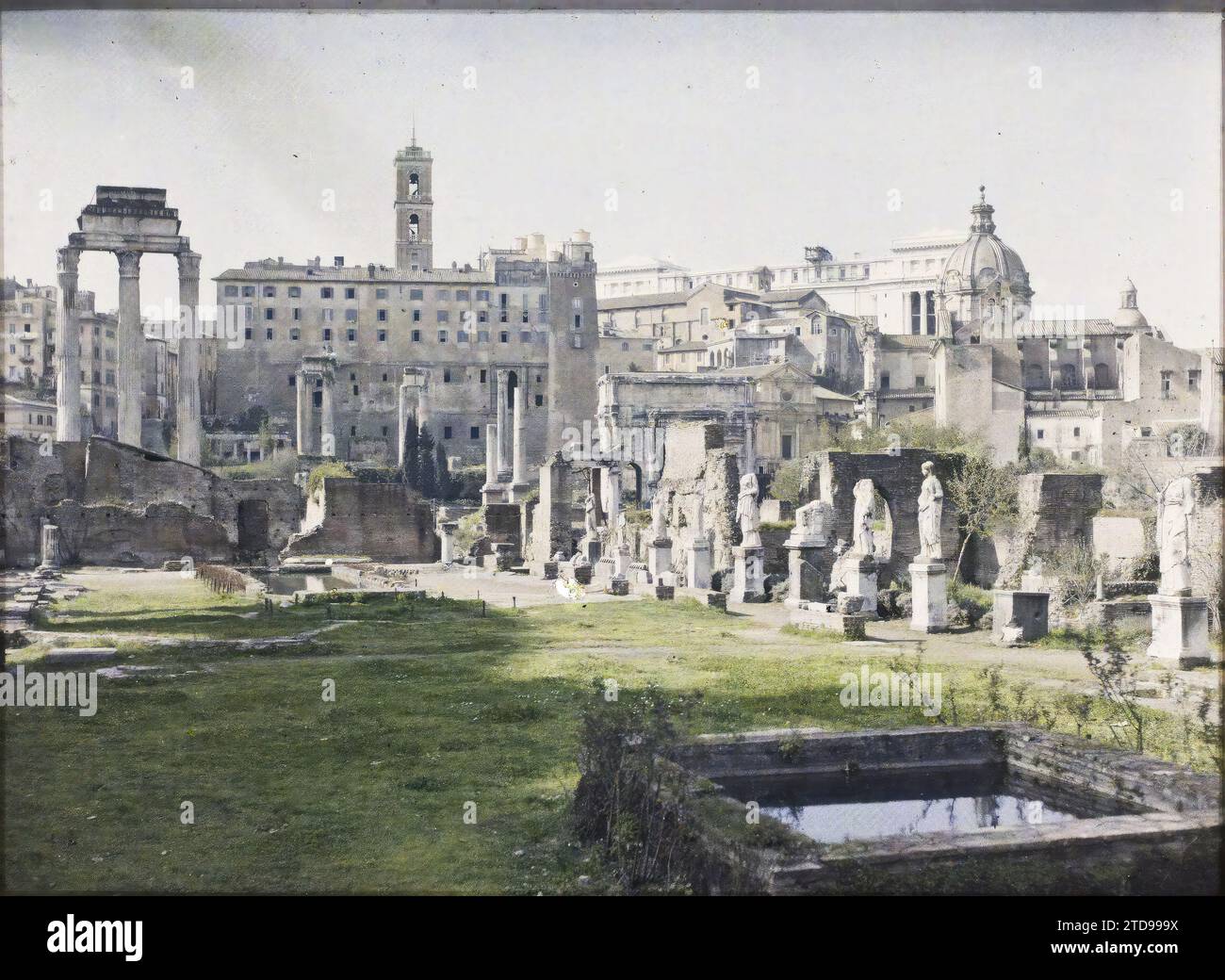 Rome, Italy Atrium of the Temple of Vesta (? ), Habitat, Architecture ...