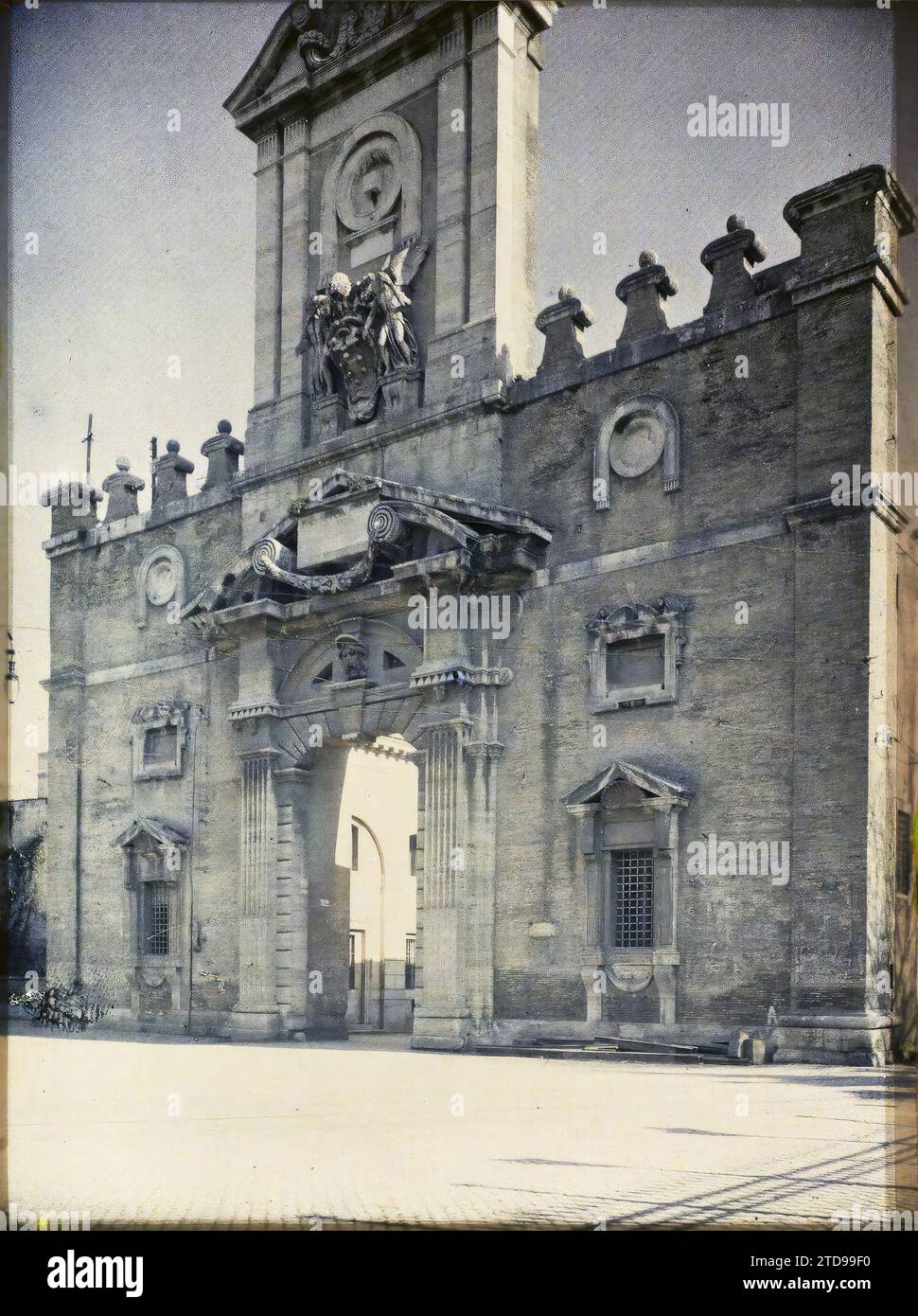Rome, Italy Porta Pia, interior view, Habitat, Architecture, Fortified ...
