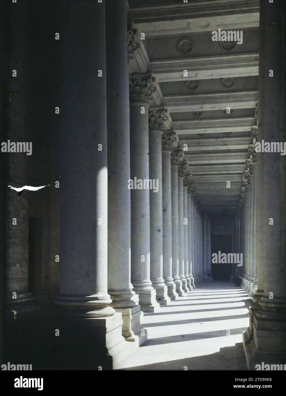 Rome, Italy Basilica of Saint Paul Outside the Walls, side gallery ...