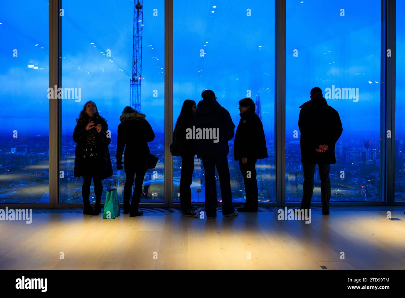 The Lookout, 8 Bishopsgate's 50th floor viewing gallery over looking ...