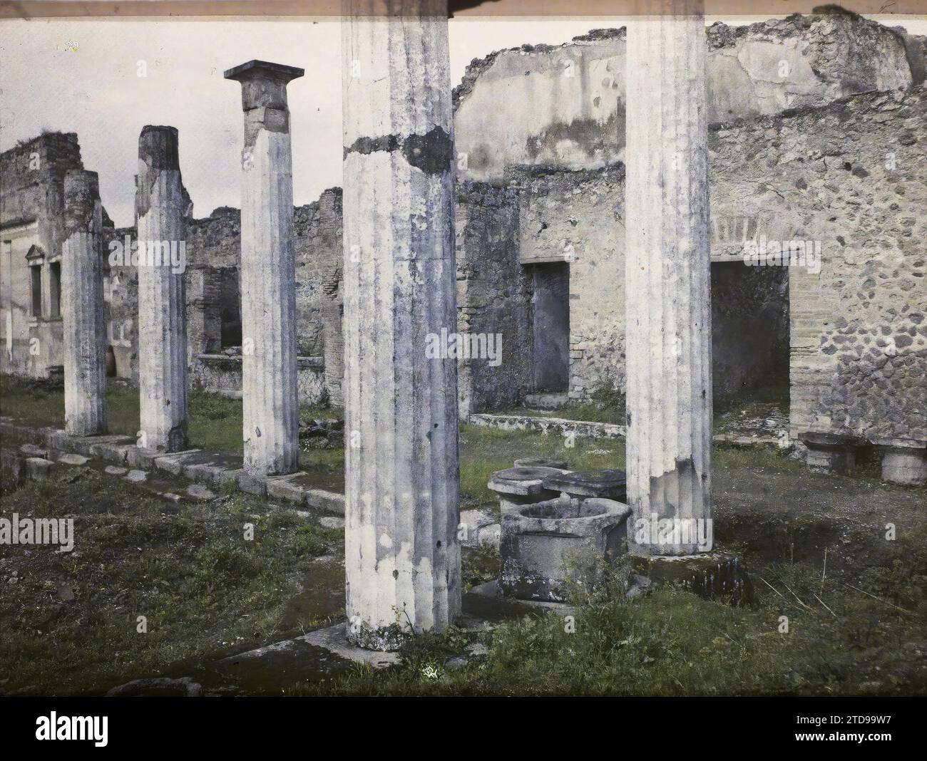 Pompeii, Italy Atrium of the House of the Faun, Habitat, Architecture ...