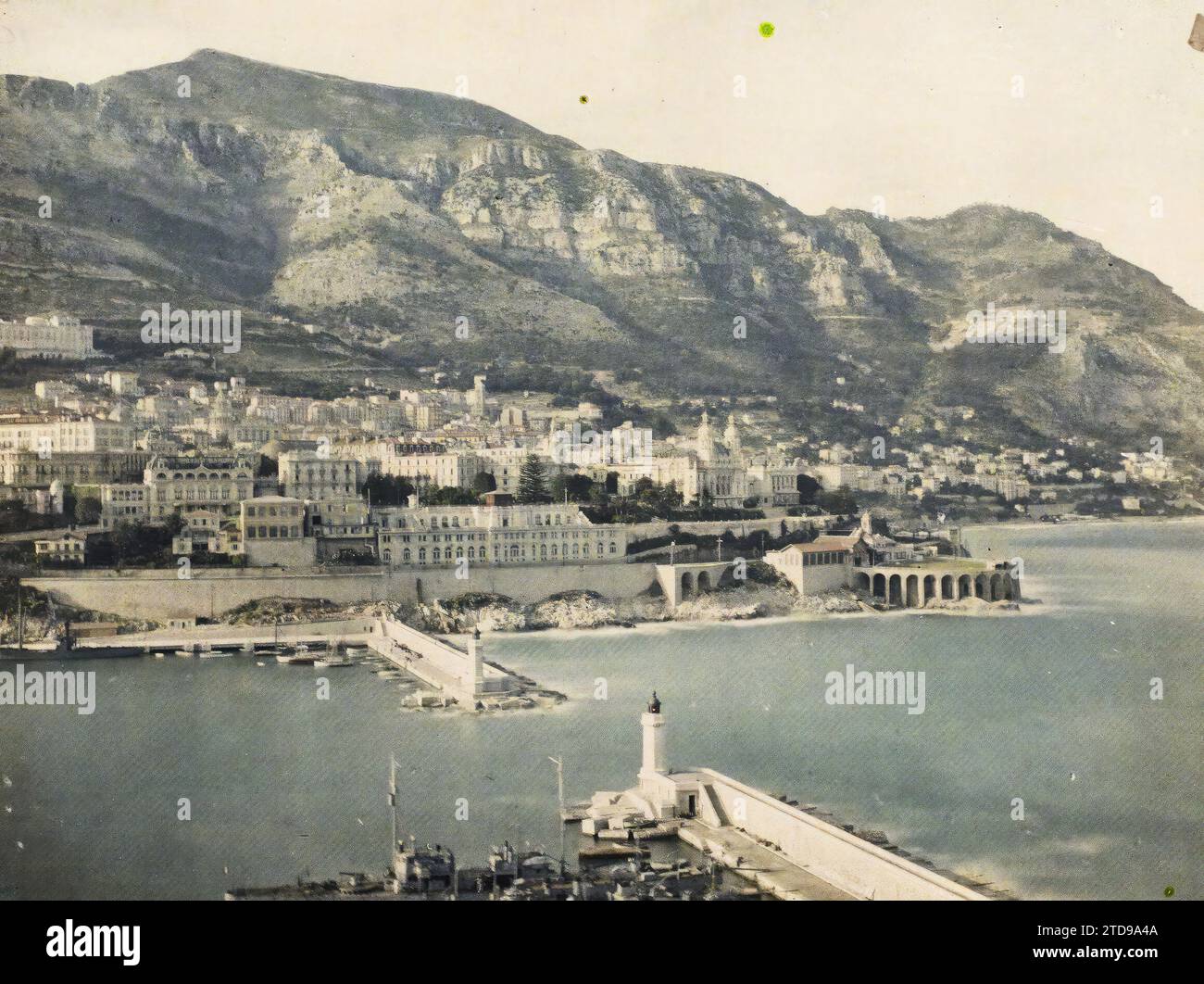 Monaco, Principality of Monaco Monte Carlo and the entrance to the Port ...