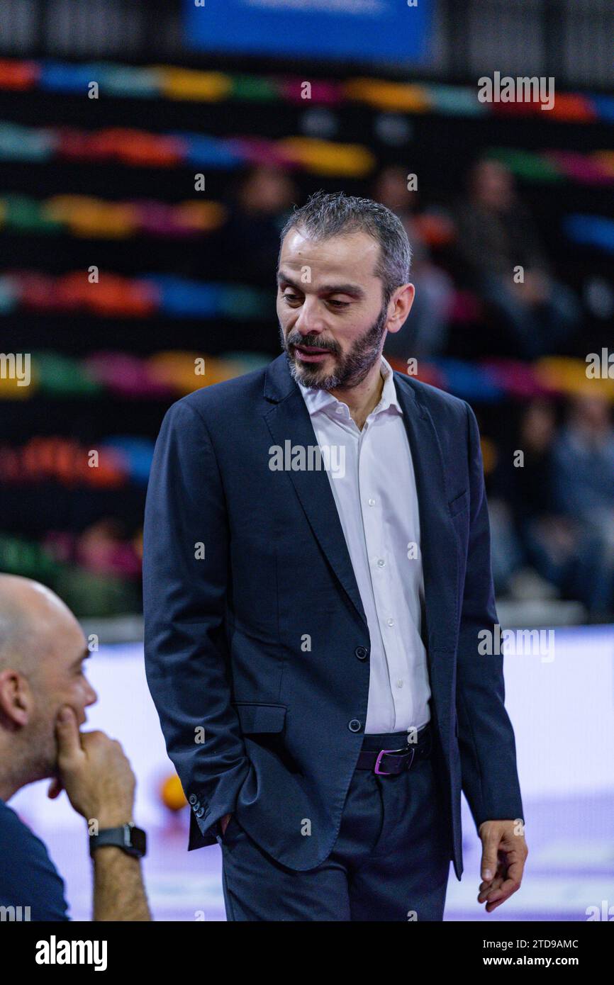 Florence, Italy. 17th Dec, 2023. Marco Gaspari (head coach of Allianz ...