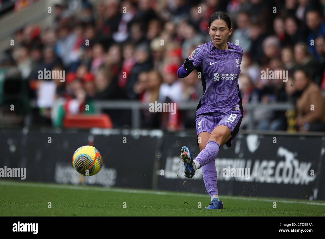 LEIGH, ENGLAND - DECEMBER 17: Fuka Nagano of Liverpool fc during the ...