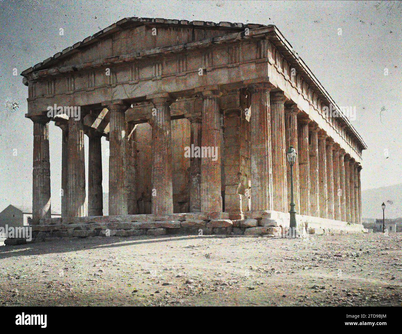 Athens, Greece The Temple of Hephaistos ('Theseion'), the west facade, Habitat, Architecture ...