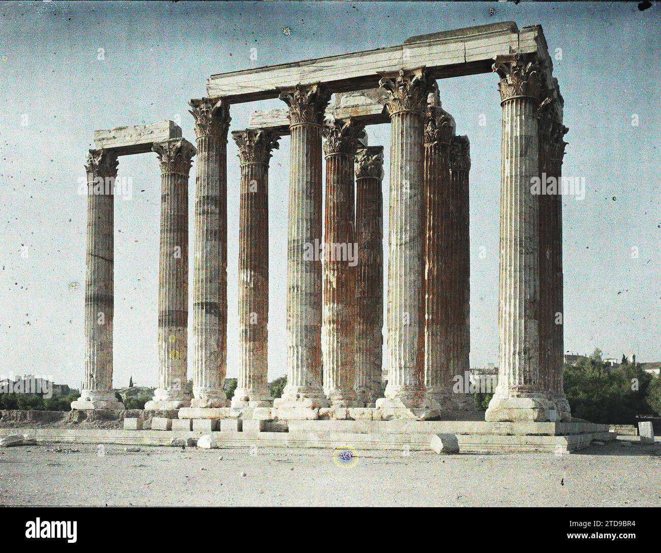 Athens, Greece Columns of the Temple of Olympian Zeus (one of the ...