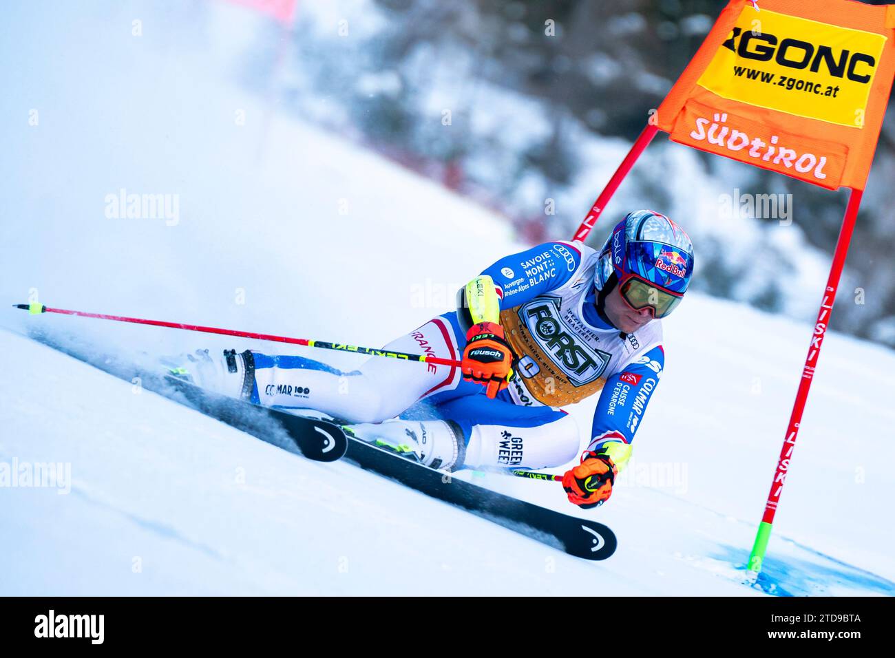 Alta Badia, Italy 17 December 2023. PINTURAULT Alexis (Fra) competing ...