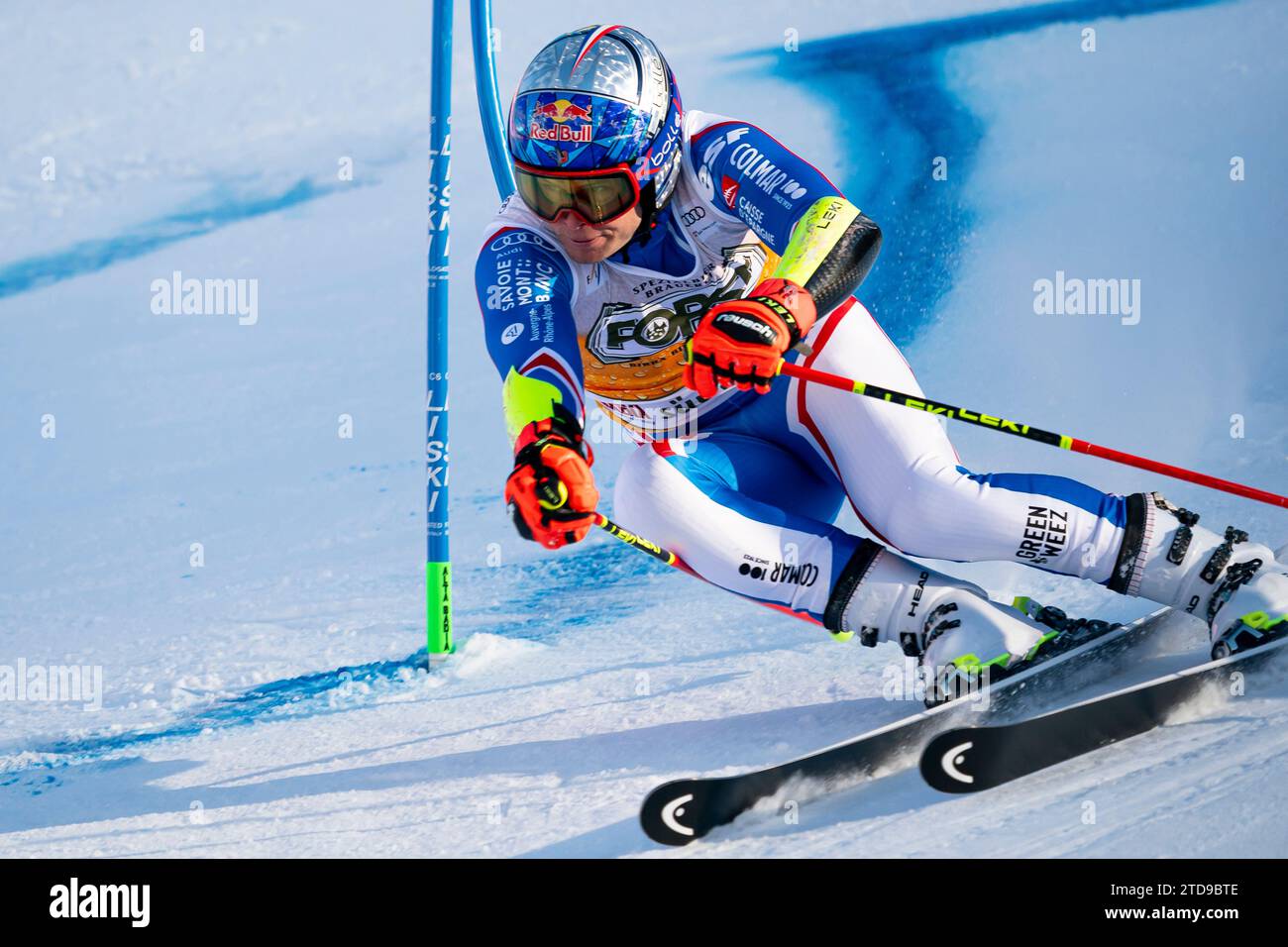 Alta Badia, Italy 17 December 2023. PINTURAULT Alexis (Fra) competing ...