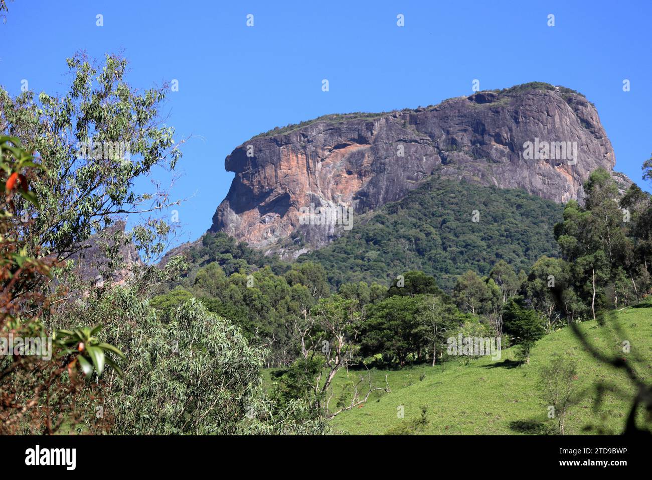 Pedra do Bau rock formation, in Sao Bento do Sapucai, Sao Paulo state ...
