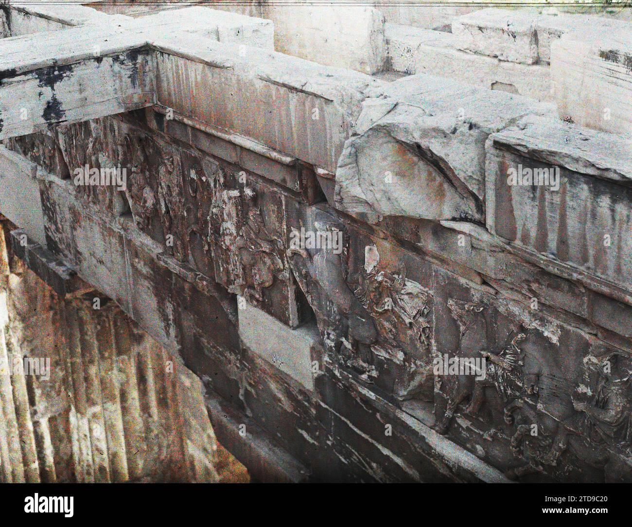 Another part central part of frieze of parthenon hi-res stock ...