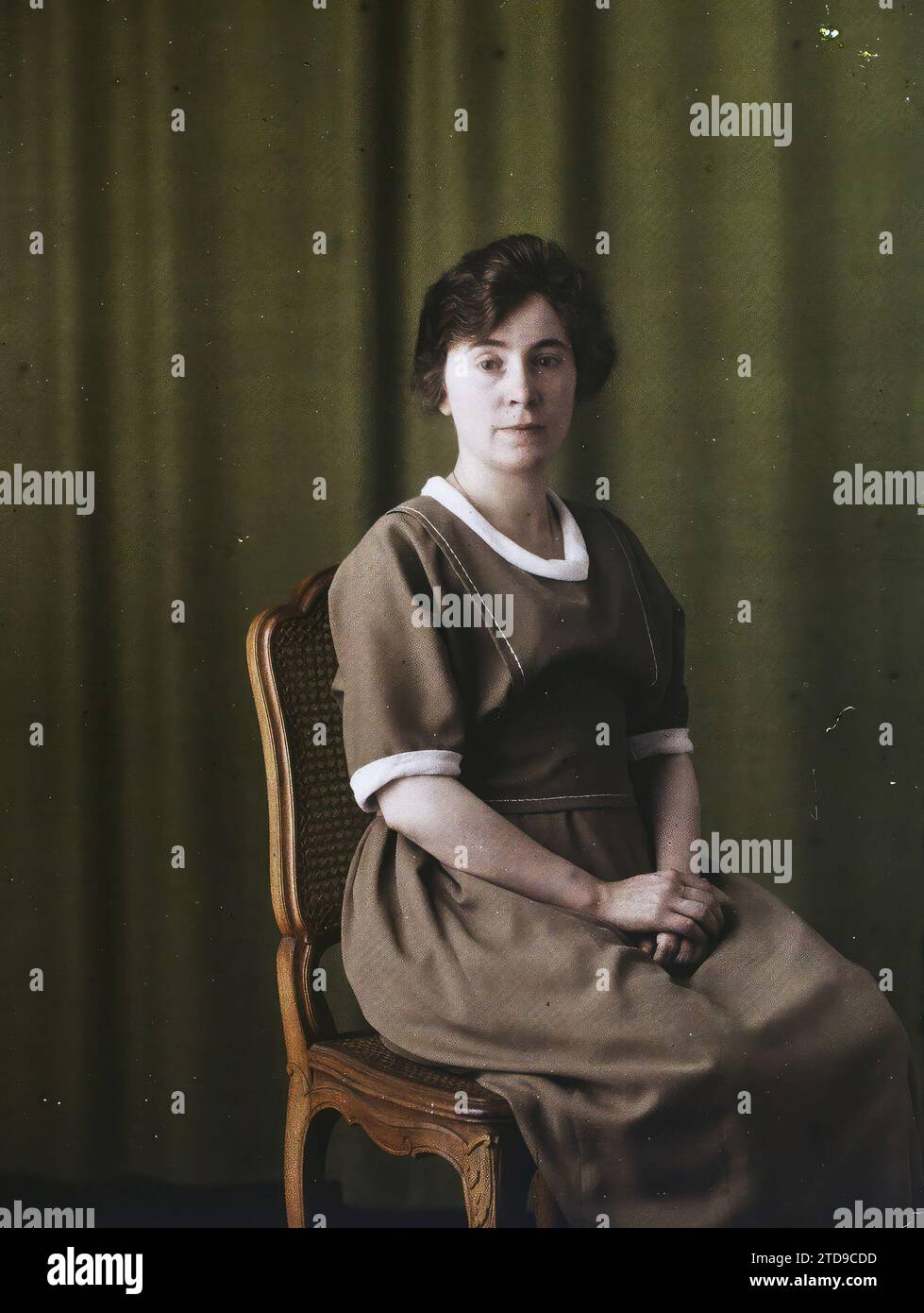 Property of Albert Kahn, Boulogne, France Madame Poré's sister, Human ...