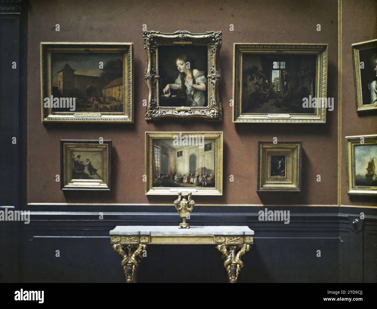 Paris (1st arr.), France Paintings from the Daru room, Louvre Museum ...