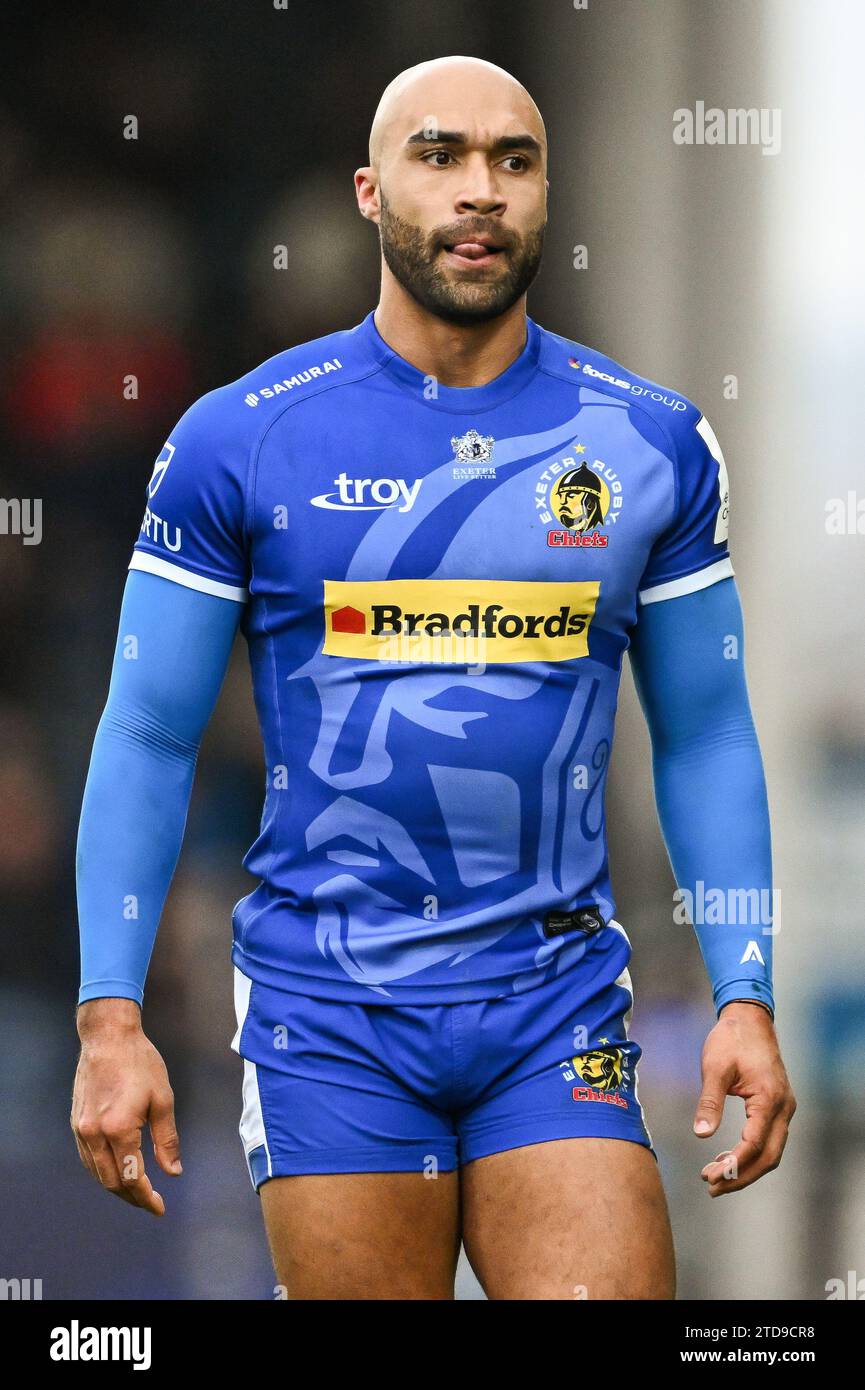 Olly Woodburn of Exeter Chiefs during the Investec Champions Cup match ...