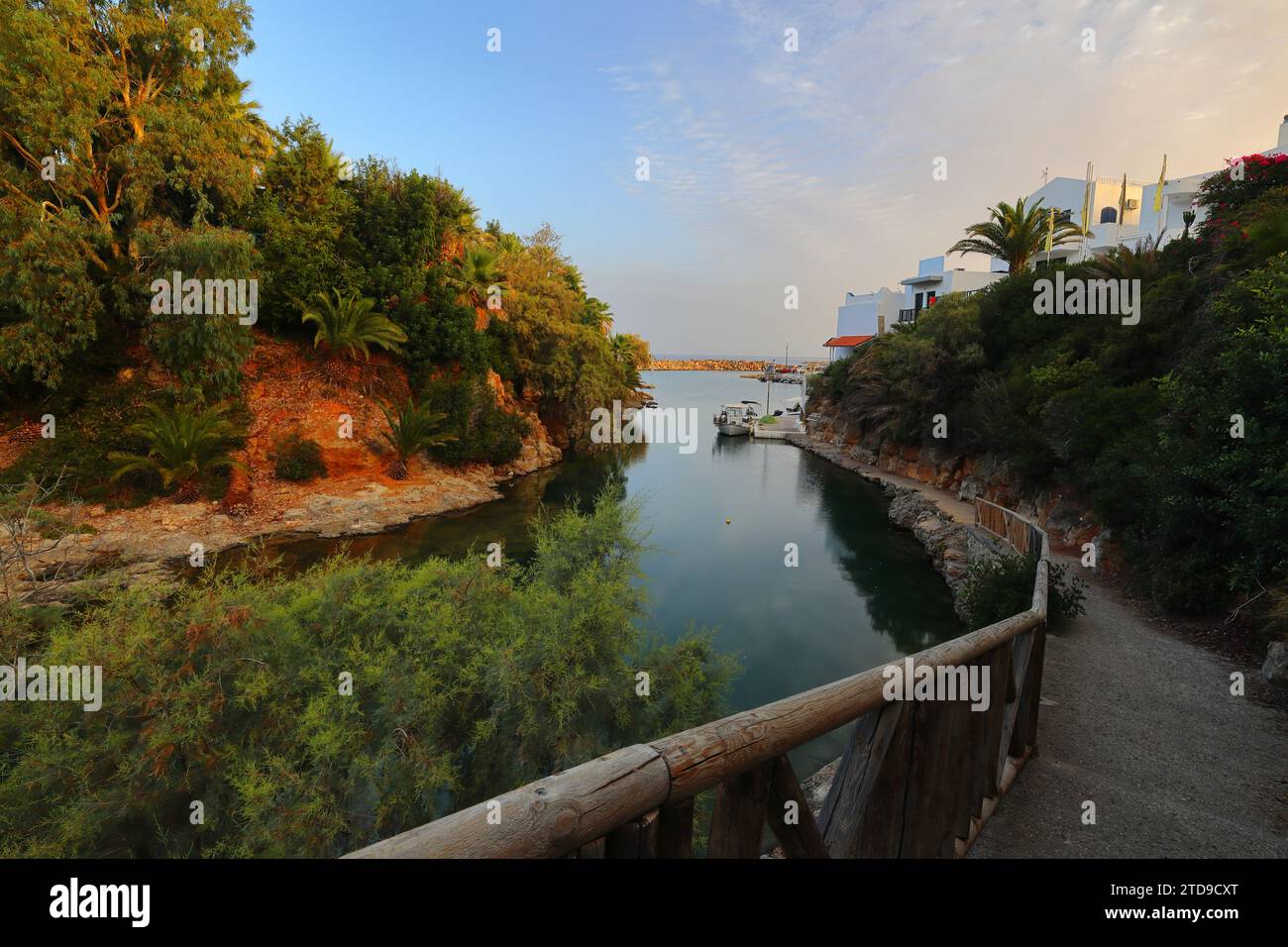 View of Sissi Marina, Crete, Greece Stock Photo - Alamy
