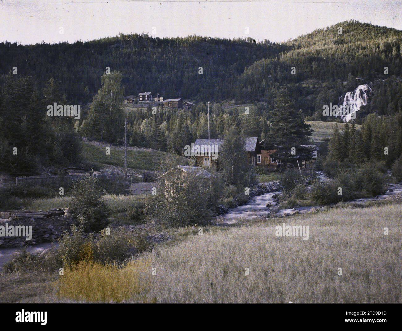 Fagernes, Norway The Noeselv Waterfalls, Nature, Environment, HD ...