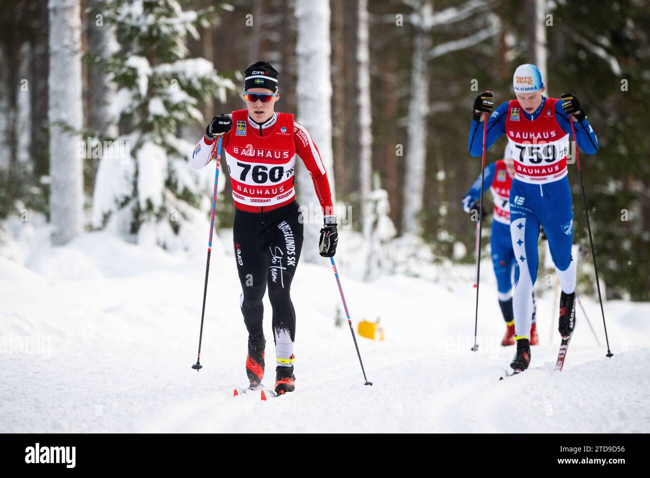 Boden, Sverige. 17th Dec, 2023. 231217 Oskar Höglund, Hägglunds Ski Team SK under herrarnas 10 ...