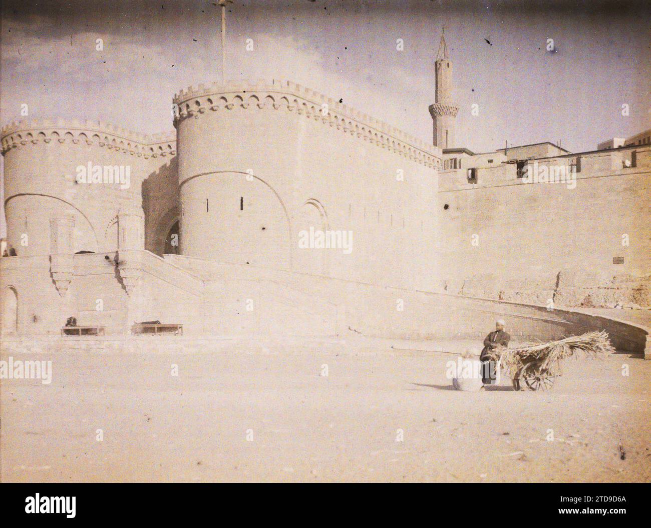 Cairo, Egypt, Africa Entrance to the citadel (el-Kal' a) of Saladin ...