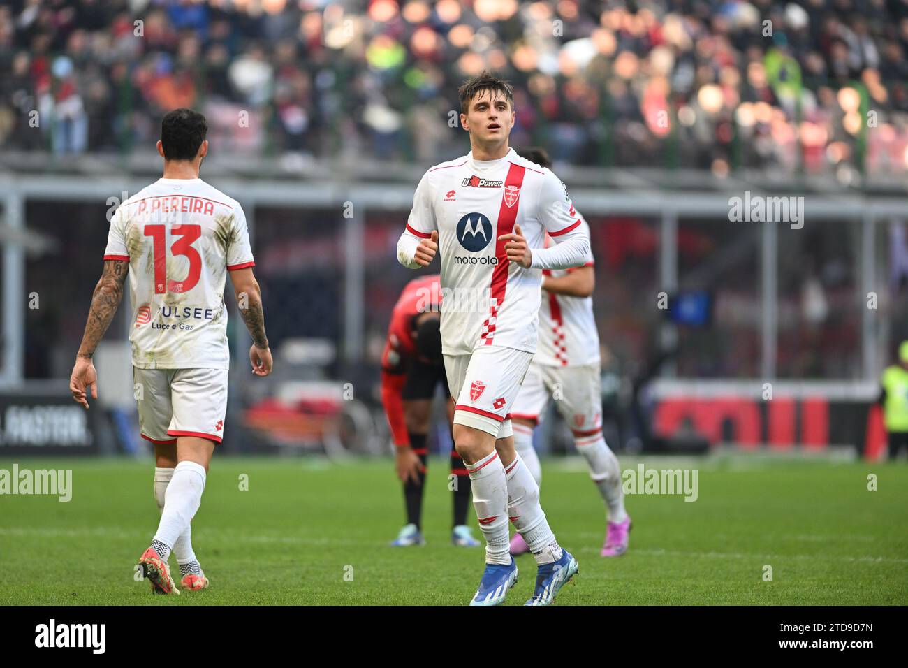 Lorenzo Colombo of AC Monza during the Italian Serie A football match ...
