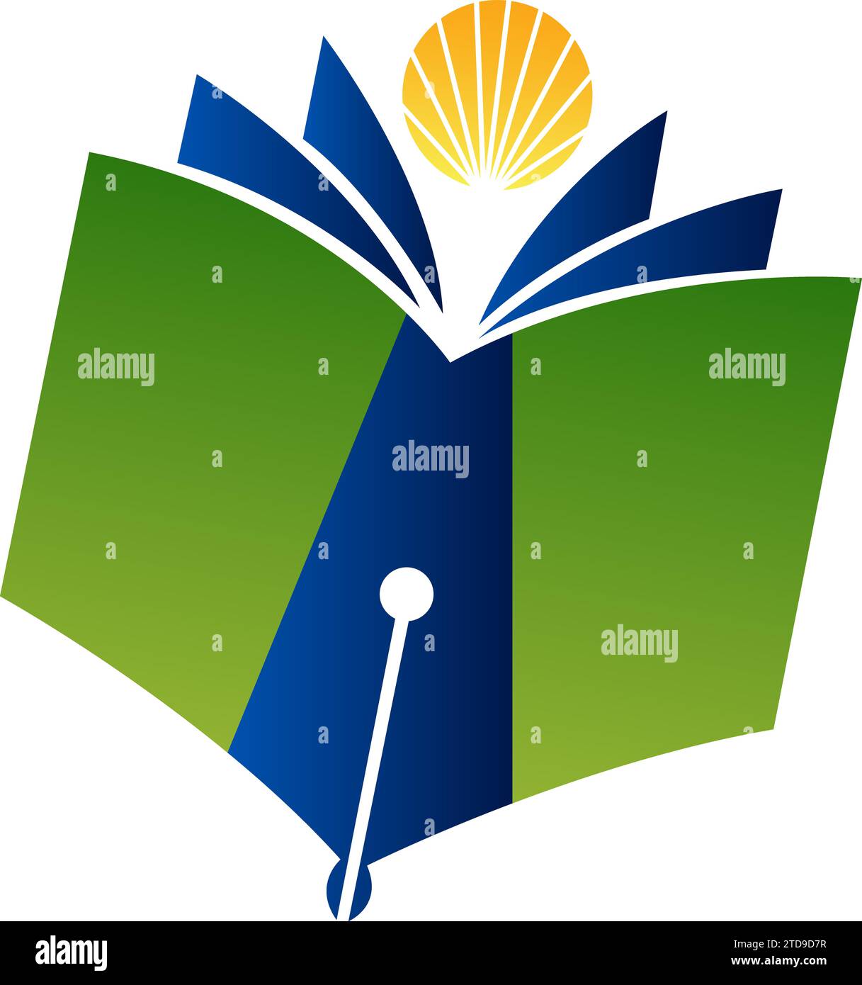 Illustration art of a education logo with isolated background Stock ...