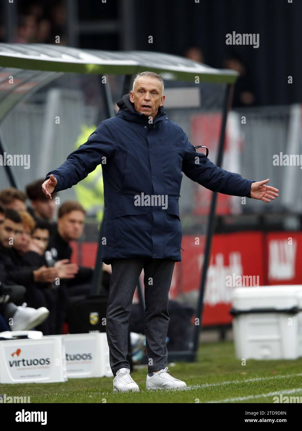 ALMERE - Vitesse coach Edward Sturing during the Dutch Eredivisie match ...