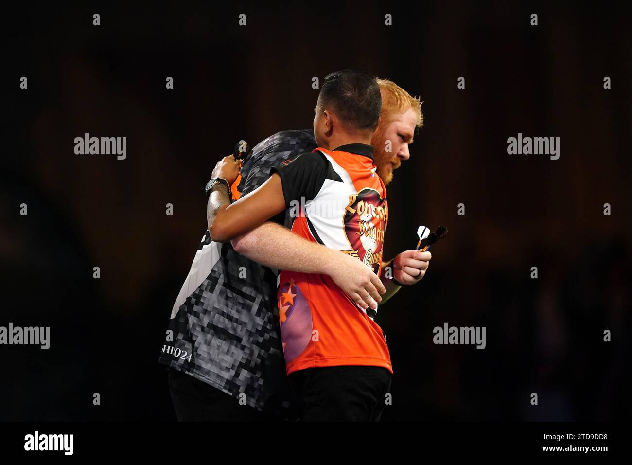 Matt Campbell reacts after beating Lourence Ilagan (right) on day three ...