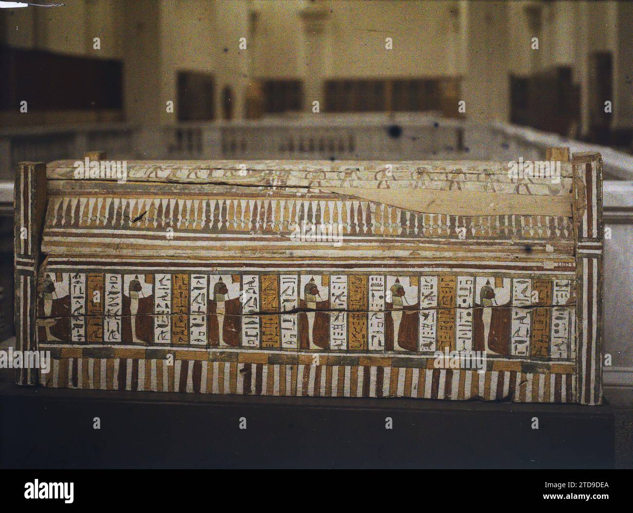 Cairo, Egypt, Africa Sarcophagus from the 23rd dynasty at the Egyptian ...