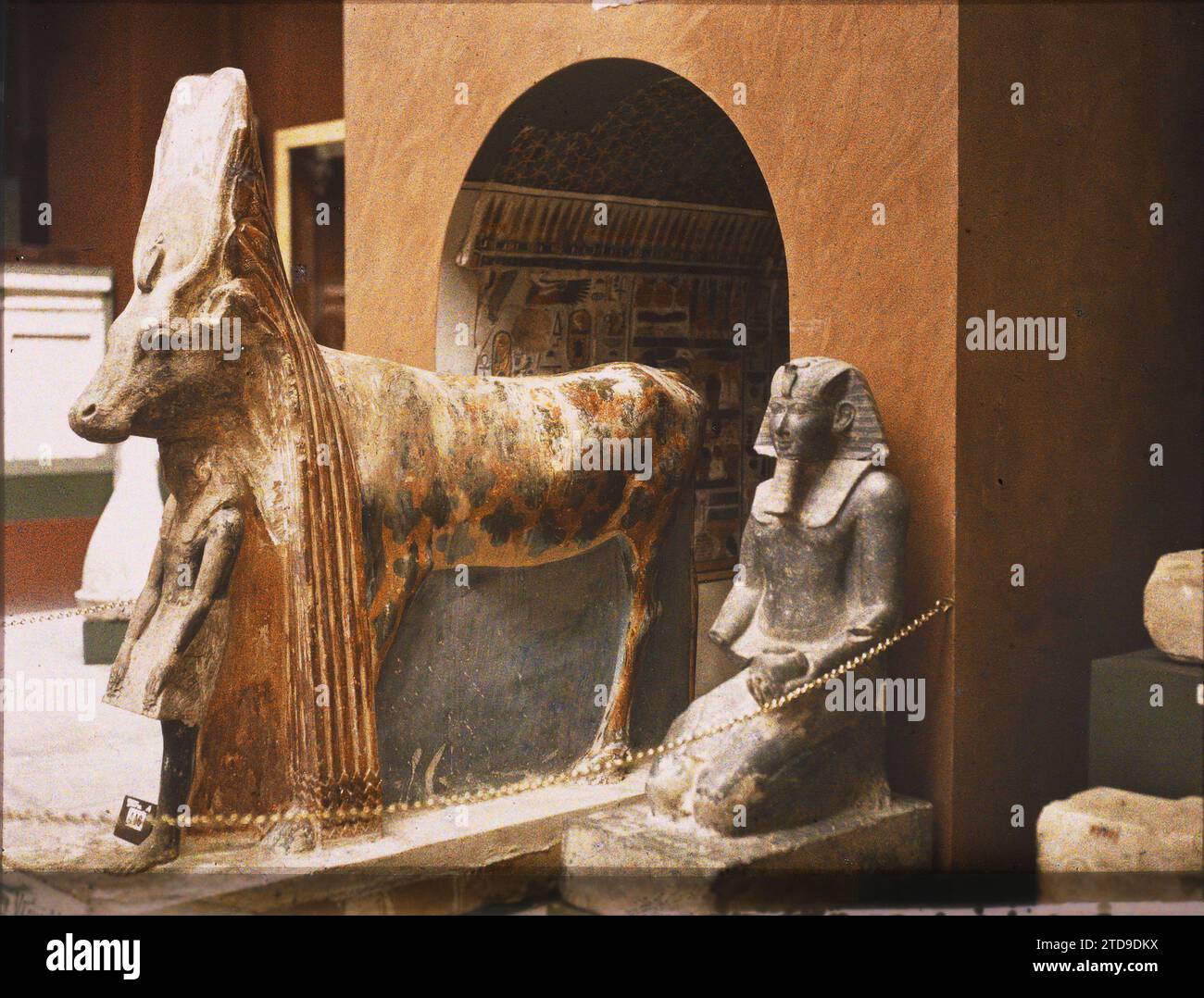 Cairo, Egypt, Africa Cow of Hathor at the Egyptian Museum, Animal ...