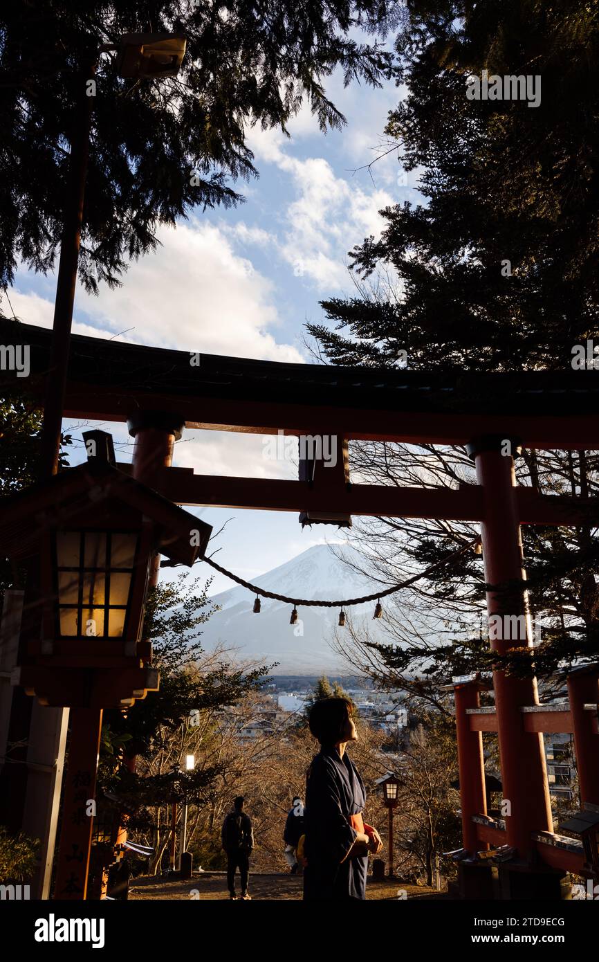 Mt Fuji, Fujikawaguchiko, Japan, February 2023 Stock Photo - Alamy