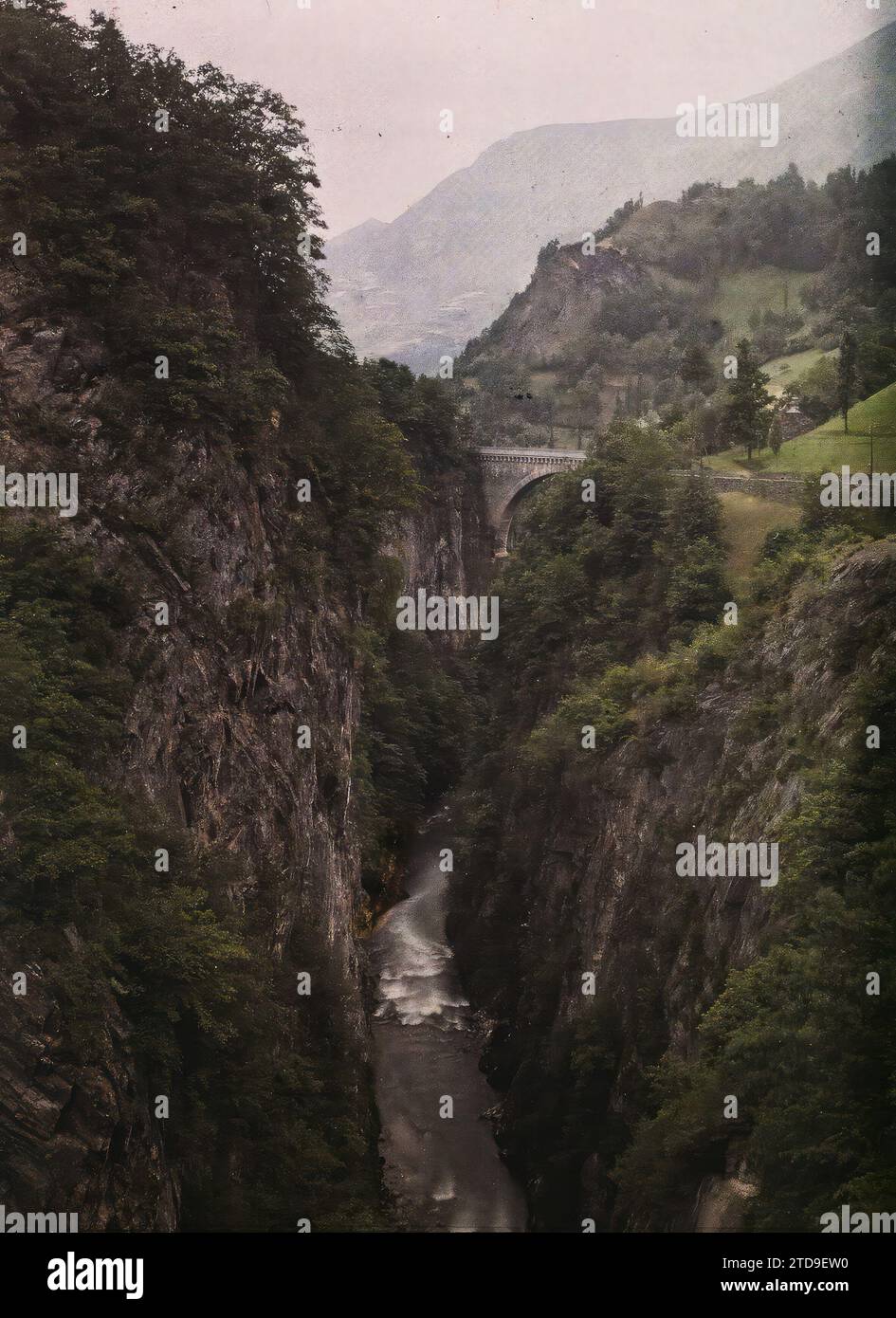 Surroundings of Luz-Saint-Sauveur, Hautes-Pyrénées, France Bastan ...