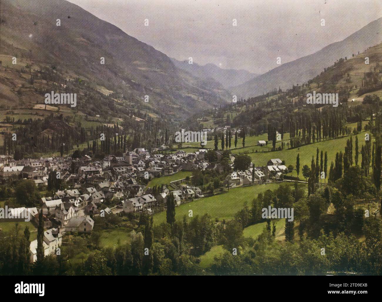 Surroundings of Luz-Saint-Sauveur, Hautes-Pyrénées, France Village of ...