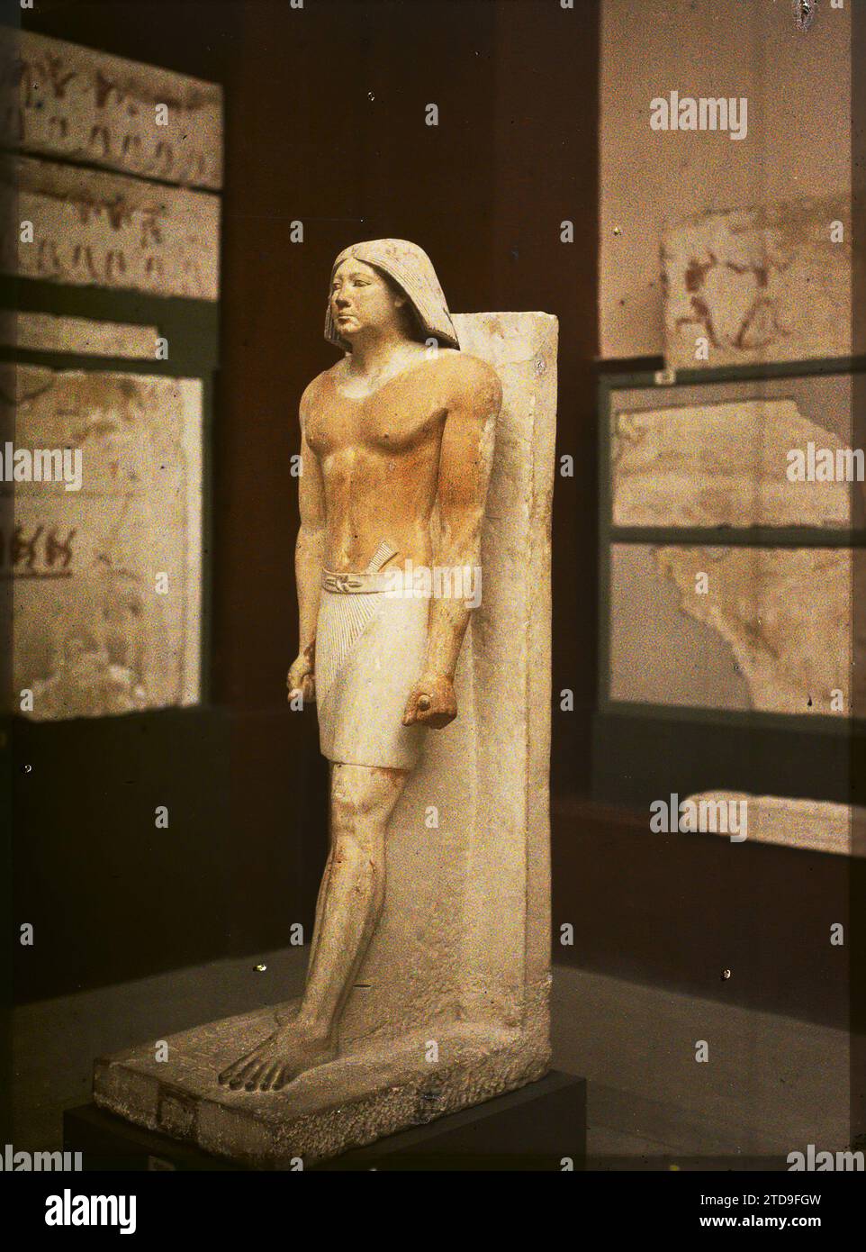 Cairo, Egypt, Africa Statue of Ranefer at the Egyptian Museum, Habitat ...