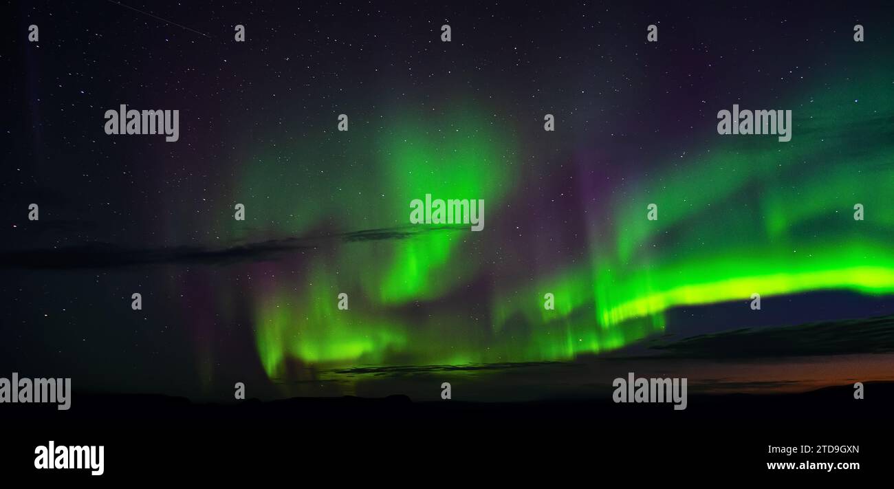Polar Lights. Northern lights. Aurora Borealis Stock Photo - Alamy
