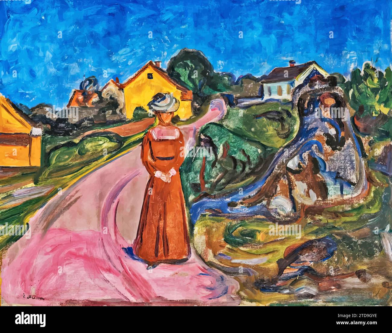 Norwegian street art Stock Vector Images - Alamy