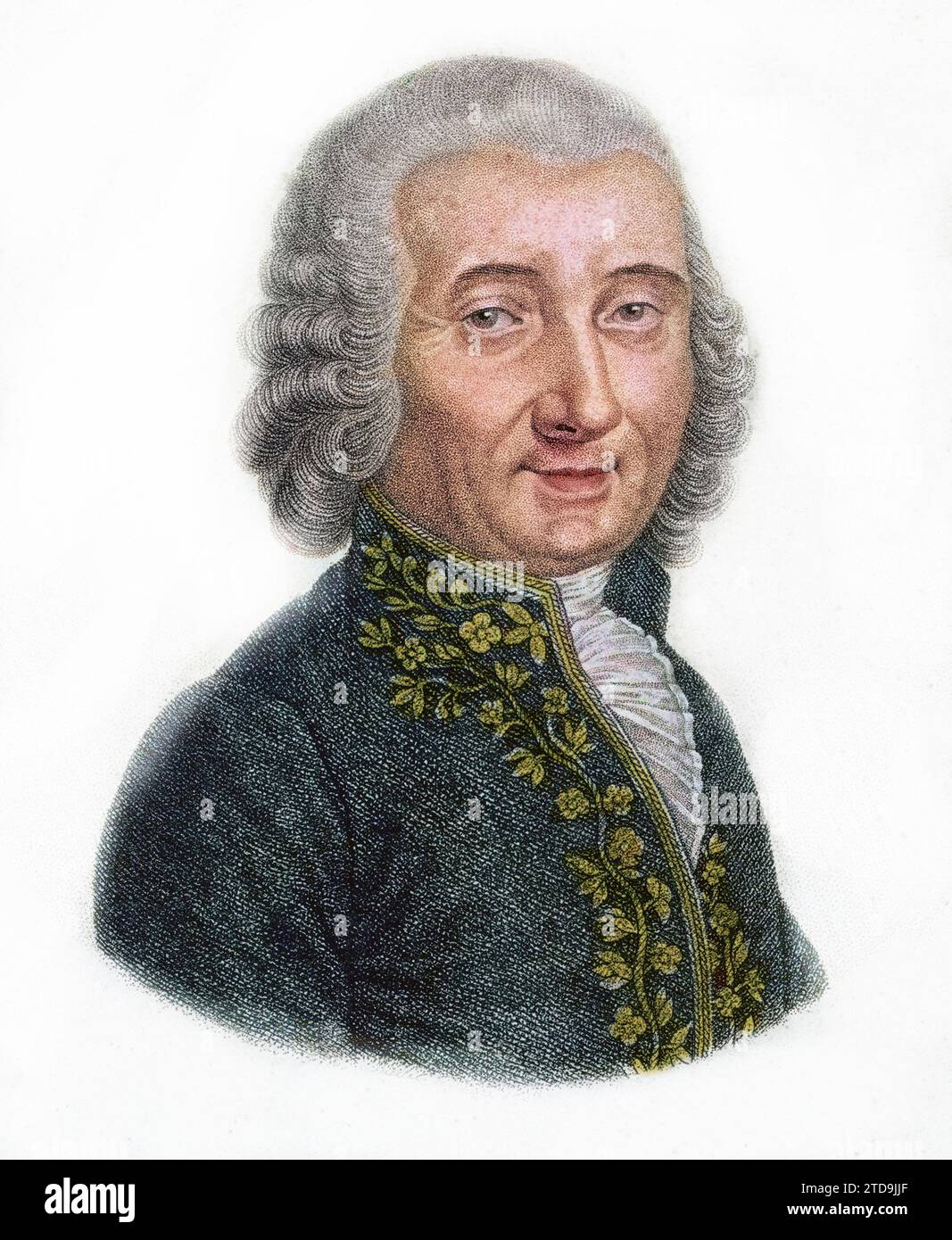 Portrait of the italian composer Luigi Boccherini (1743-1805 Stock ...