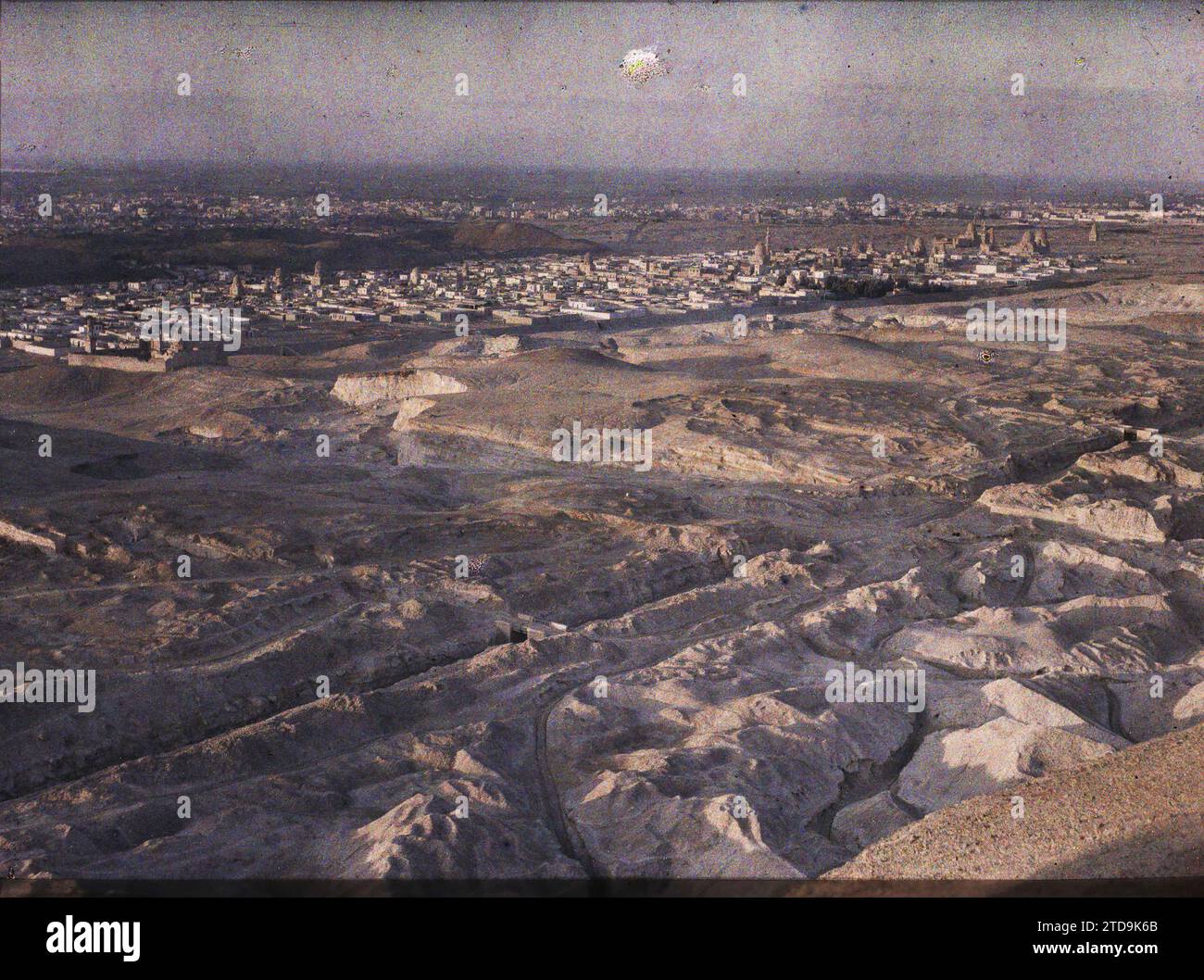 Cairo, Egypt, Africa Panorama of the tombs of the Caliphs, Nature ...