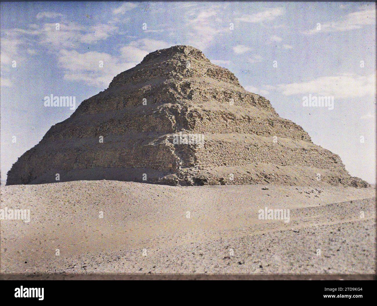 Saqqara, Egypt, Africa The Step Pyramid of Djoser (3rd Dynasty ...