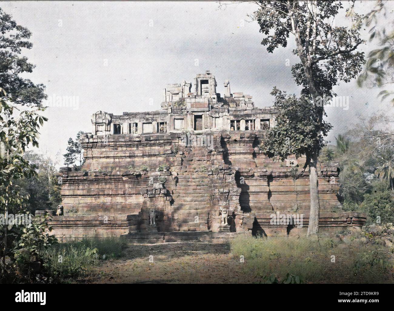 Angkor, Cambodia, Indochina The temple-mountain of Phimeanakas ...