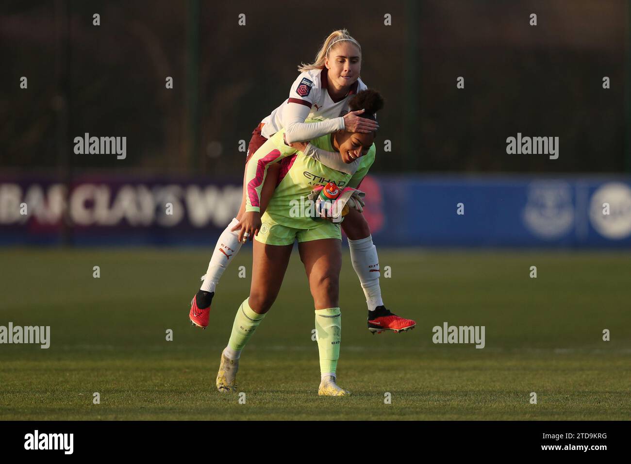Manchester Citys Alex Greenwood Celebrates With Manchester City