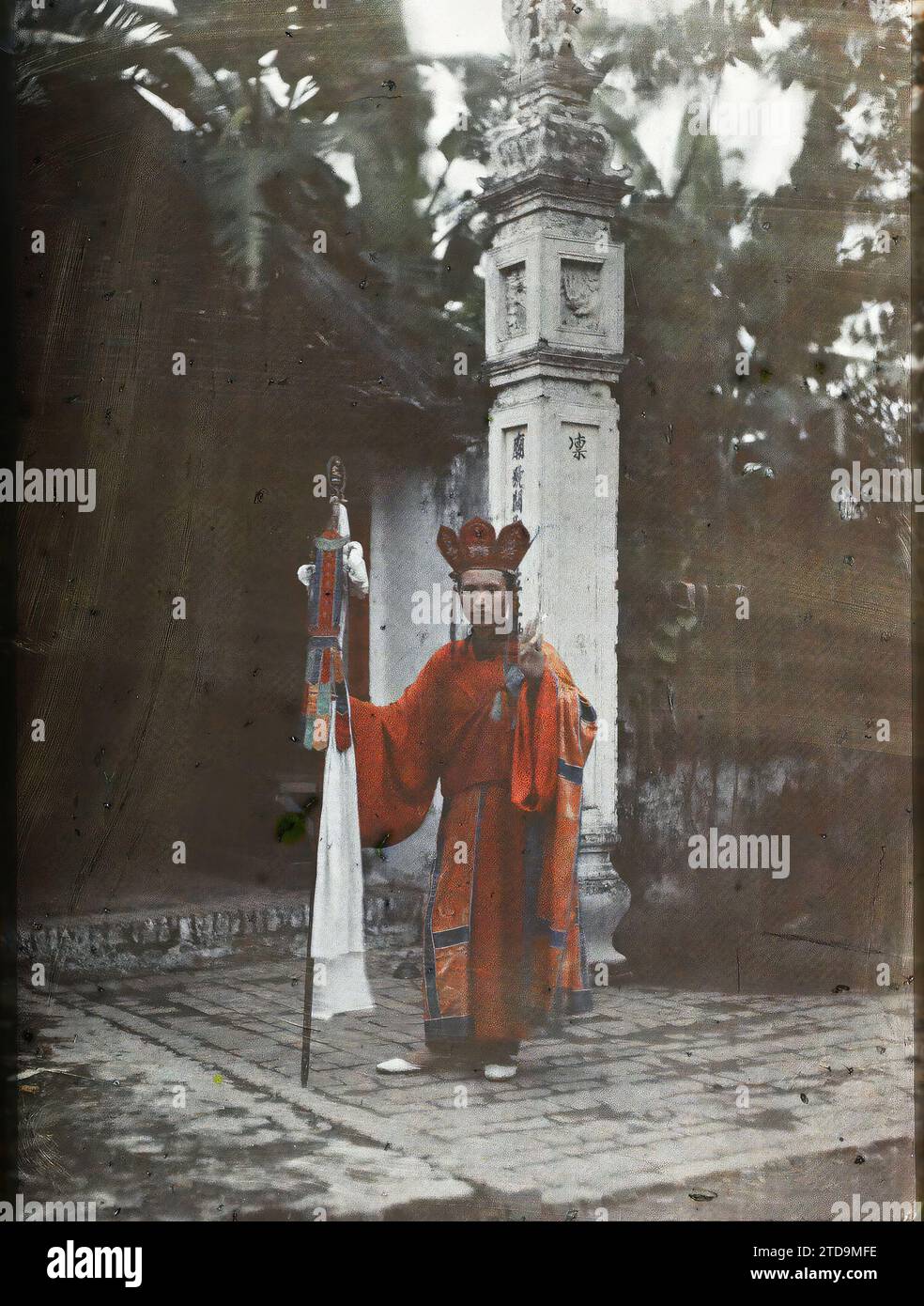 Tonkin, Indochina The main officiant of the Lam-chay, Religion ...