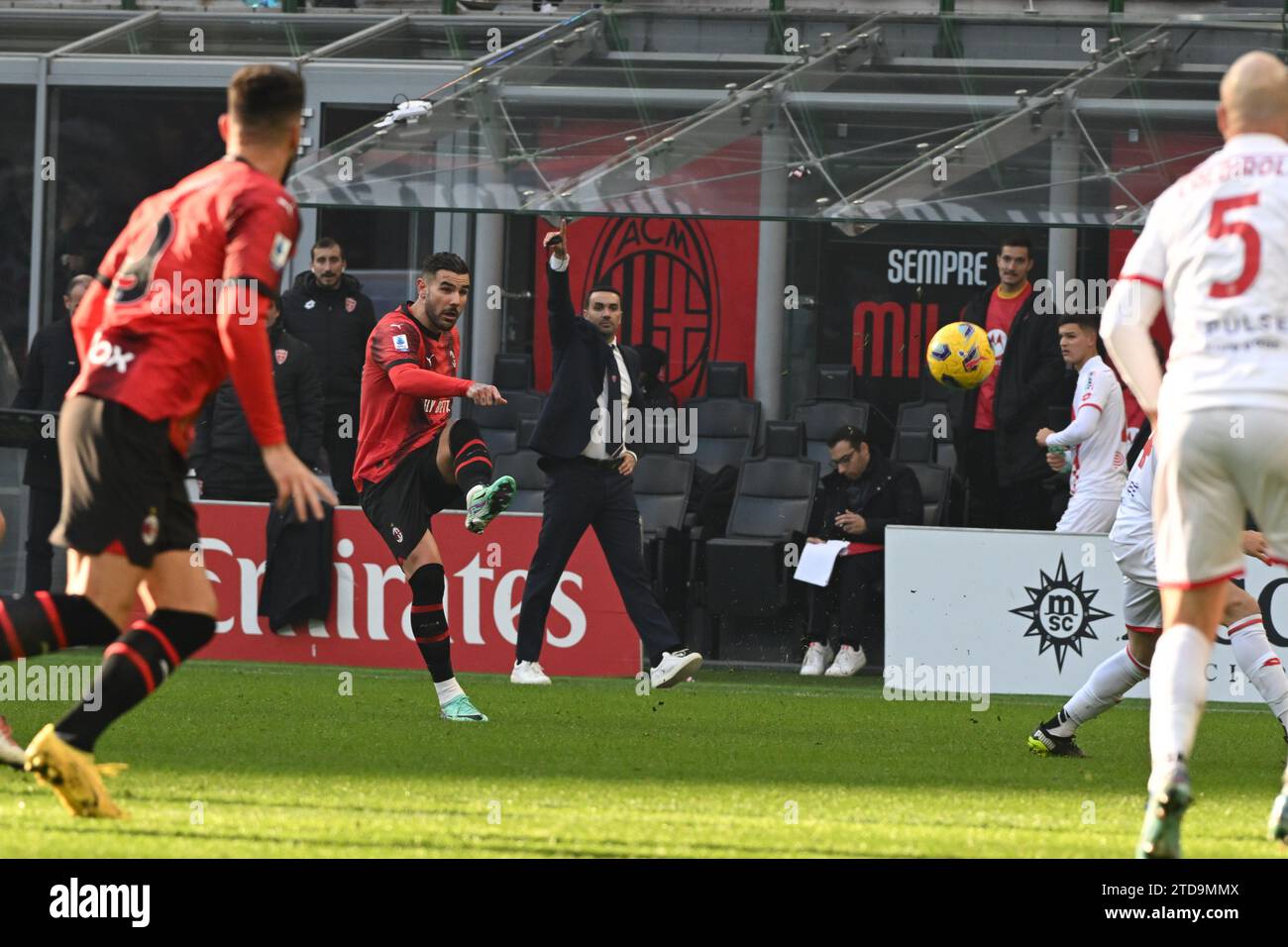 Théo Hernández of AC Milan during the Italian Serie A football match ...