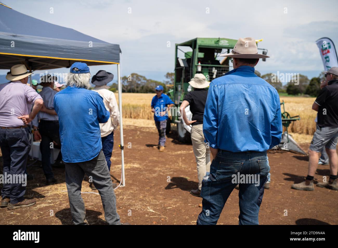 Farming group of farmers learning about crop health and farmers mental ...