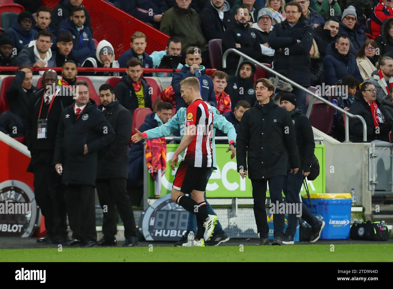Brentford, UK. 17th December 2023; Gtech Community Stadium, Brentford ...