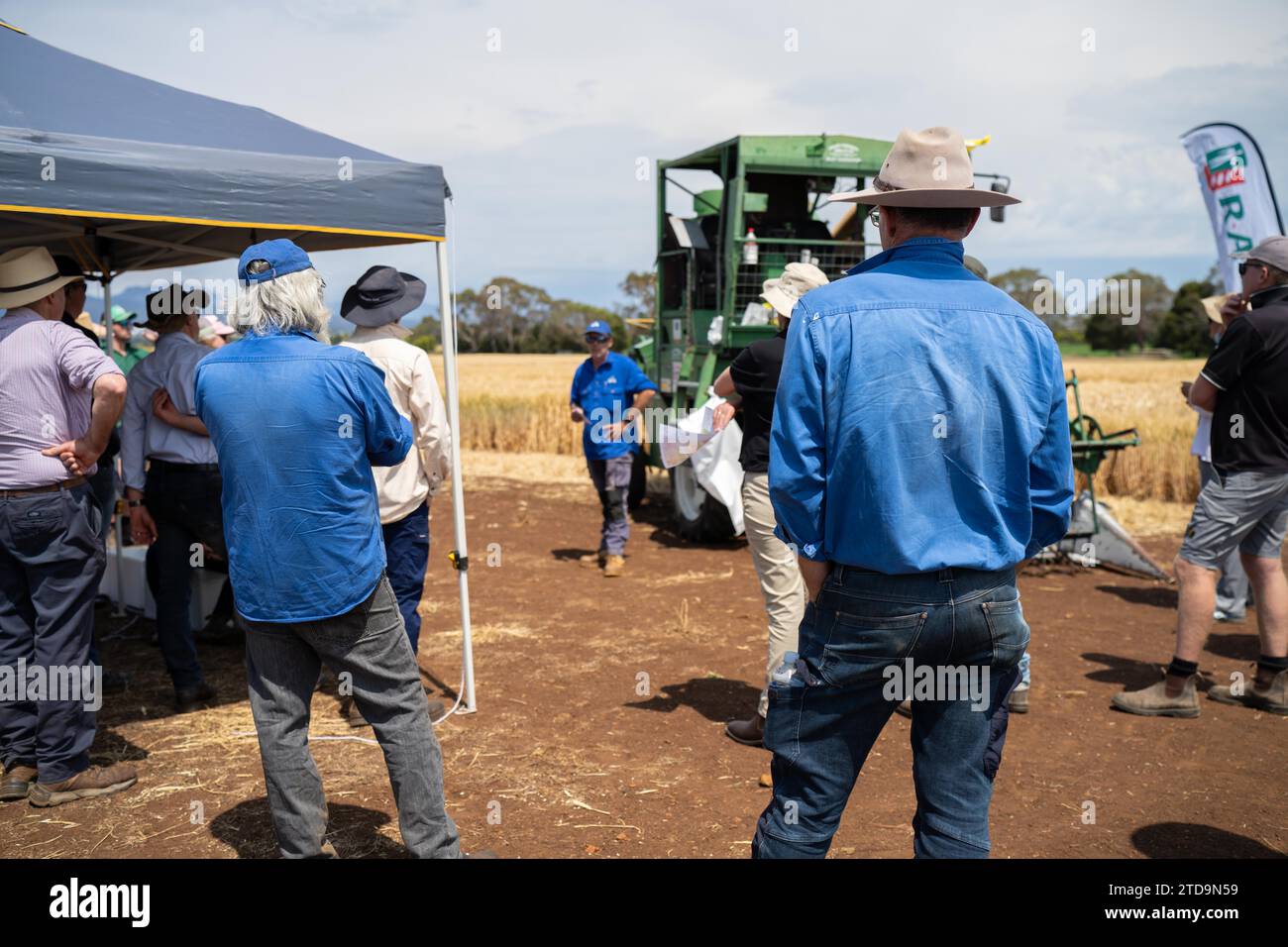 agricultural students in a field learning about crop farming Stock ...