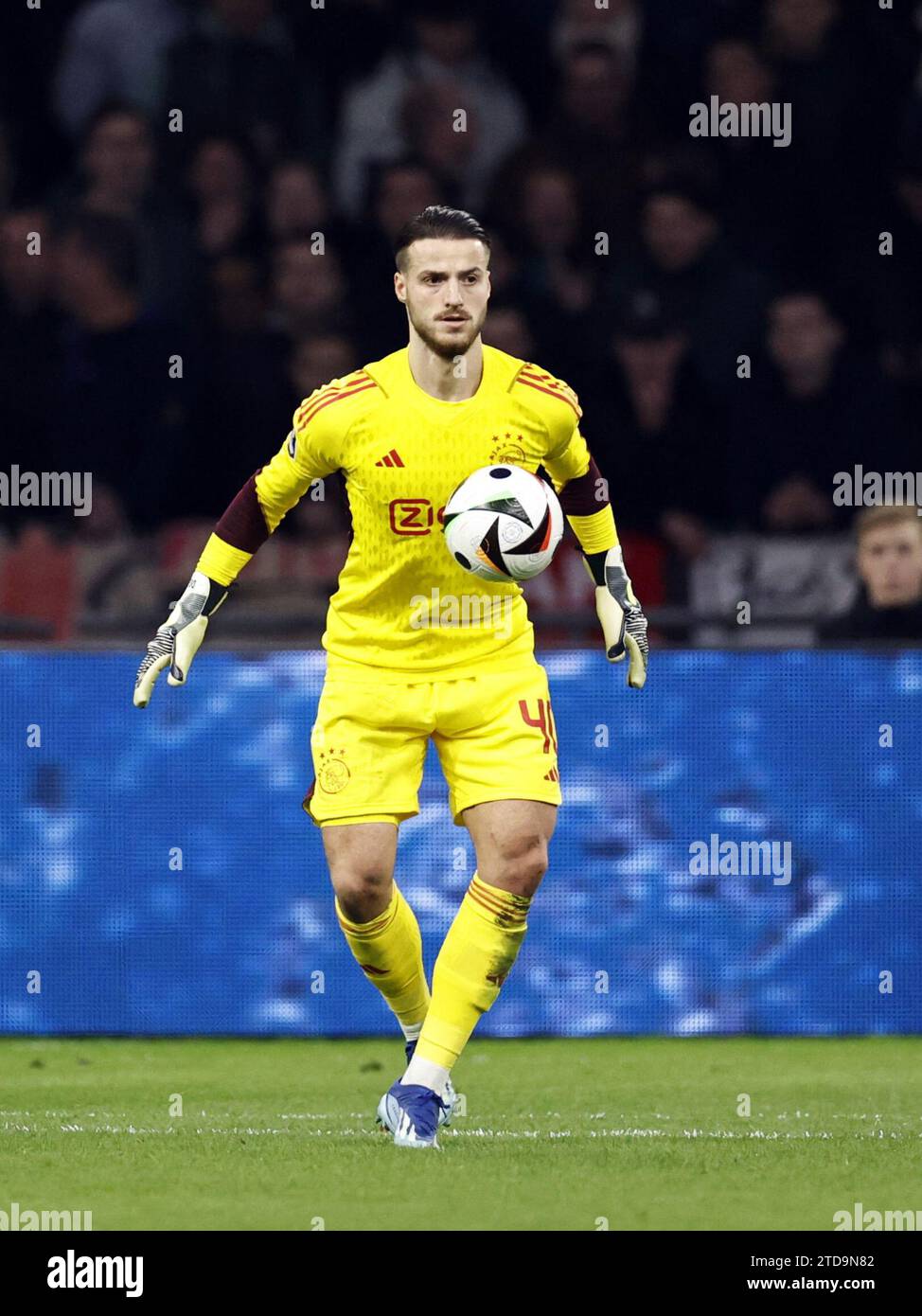 AMSTERDAM - Ajax goalkeeper Diant Ramaj during the Dutch Eredivisie ...