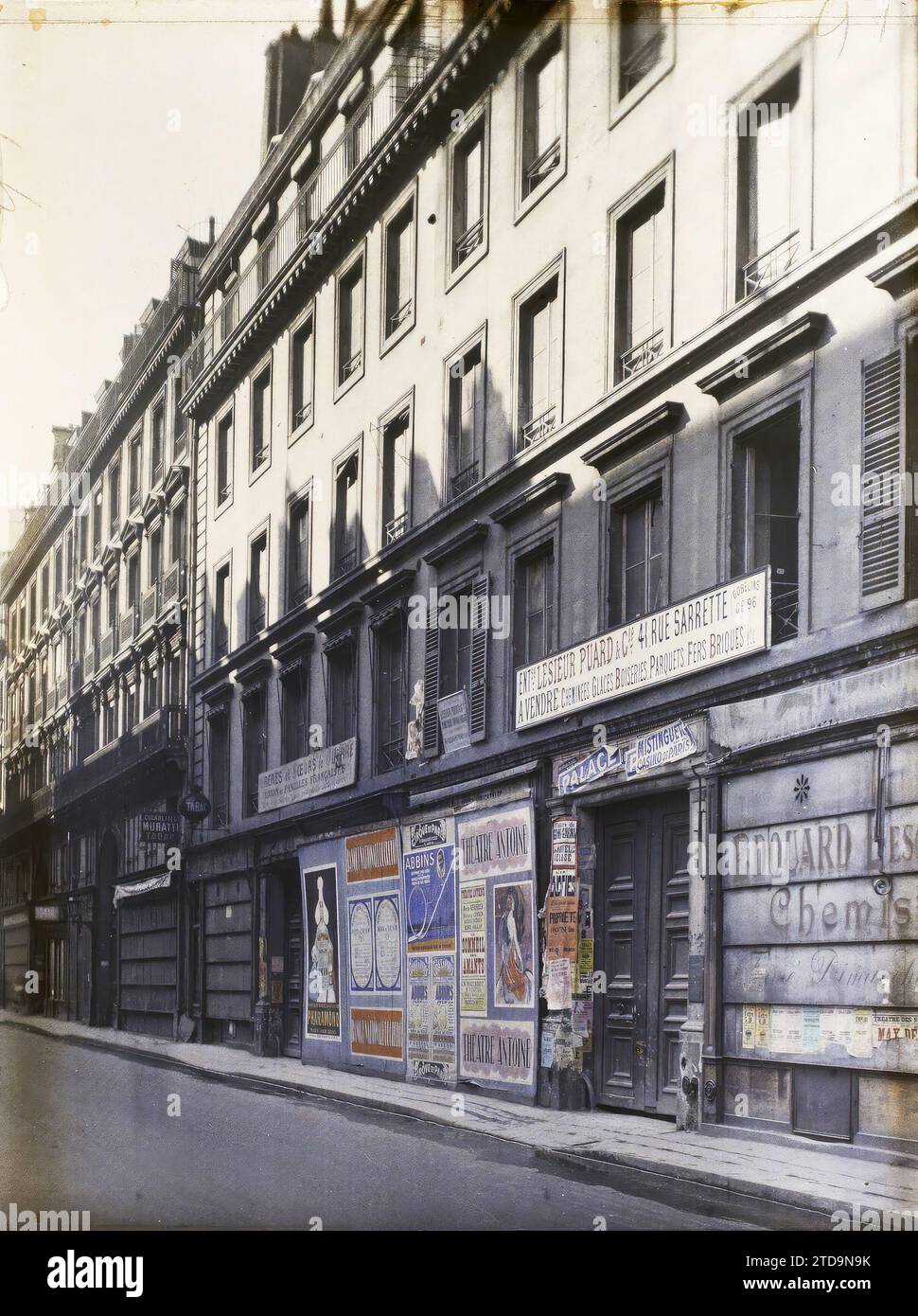 Paris (9th arr.), France Expropriated houses on rue Laffitte, for the ...