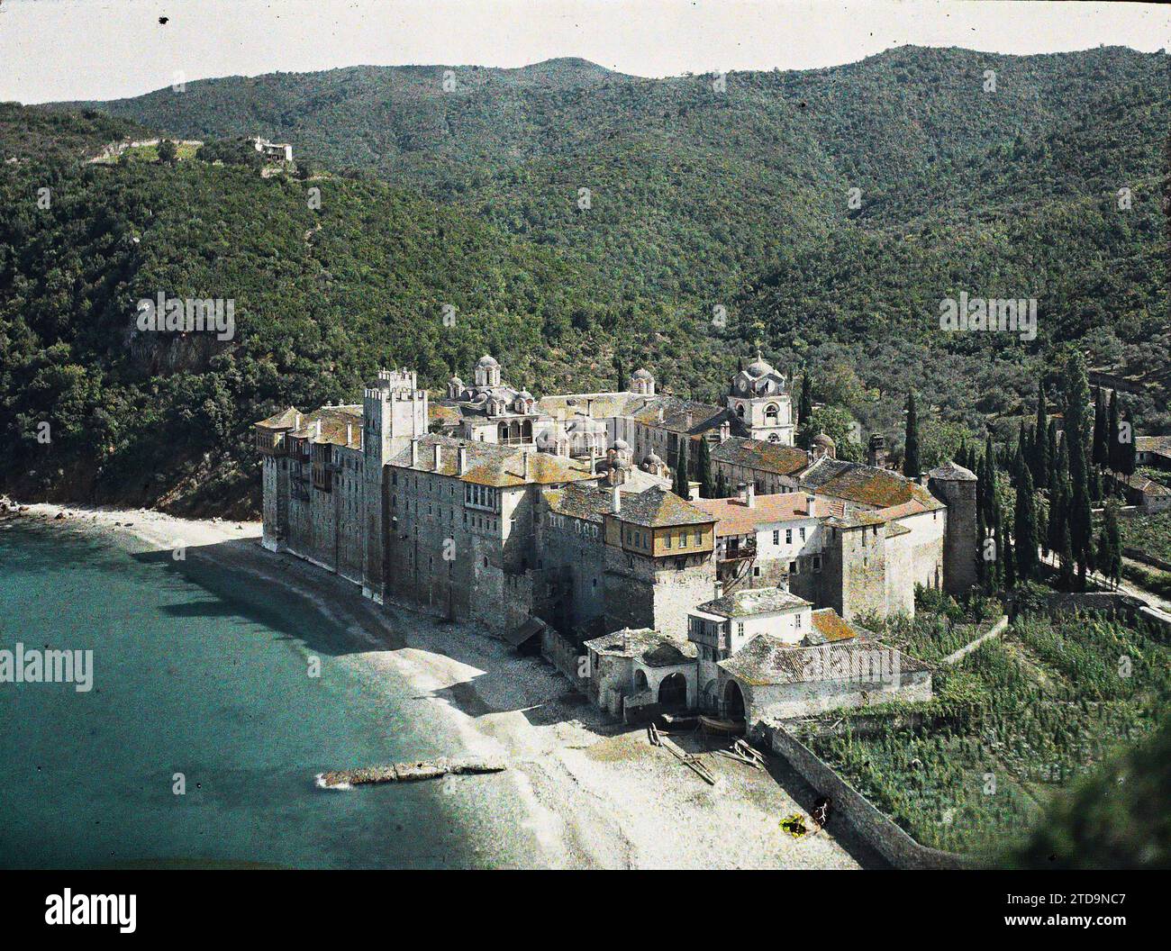 The monastery of Esphigmenou, Greece, Nature, Environment, Religion ...